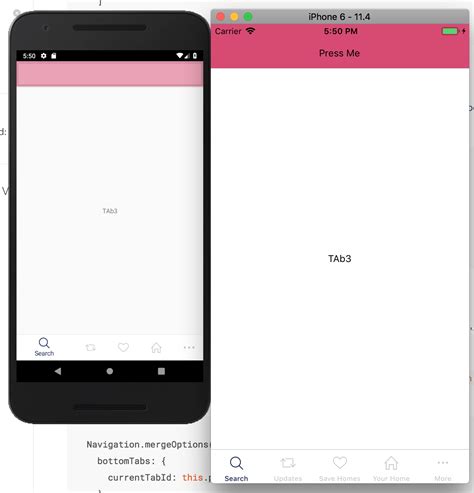 V2 Custom Top Bar Component Issue Android · Issue 3838 · Wixreact Native Navigation · Github