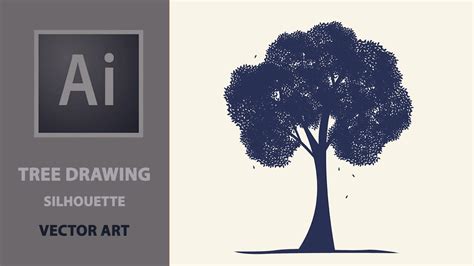 How To Draw A Tree In Adobe Illustrator Howto Illustrator Tutorial Youtube YouTube
