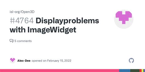 Displayproblems With Imagewidget · Issue 4764 · Isl Orgopen3d · Github