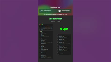 Loader Effect Html Css Css3 Coding Htmlcss Programmingpython