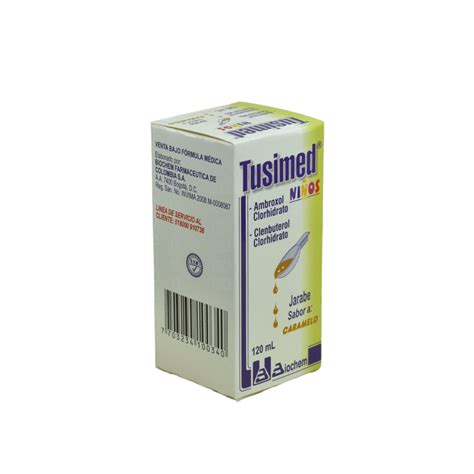 TUSIMED ® JARABE PEDIÁTRICO X 120mL (REG. SANITARIO: INVIMA 2008M ...