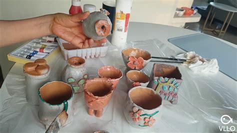 초벌한 다육이화분 색칠까지 완성 Youtube