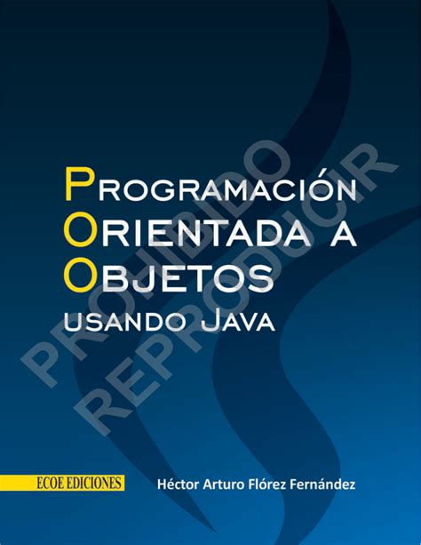 Programación Orientada A Objetos Con Java