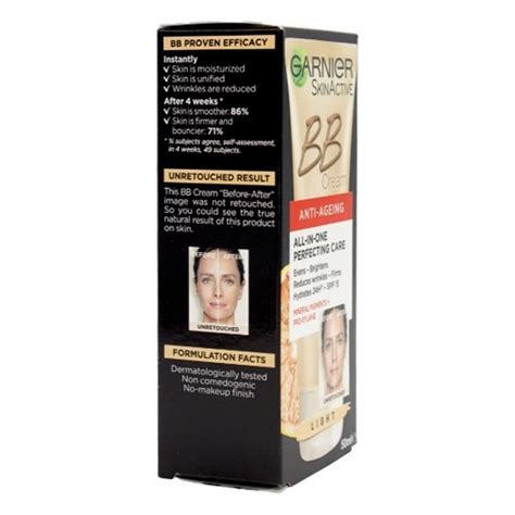 Shop Garnier 50ml Skinactive Anti Ageing All In One Bb Cream Light