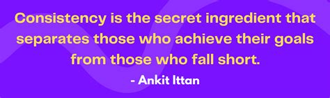 The Power Of Consistency