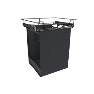 Rev A Shelf Sidelines Black Pullout Hamper Richelieu Hardware