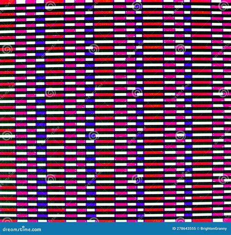 Intersecting Horizontal And Vertical Lines Filled With Bright Colours Stock Image Image Of