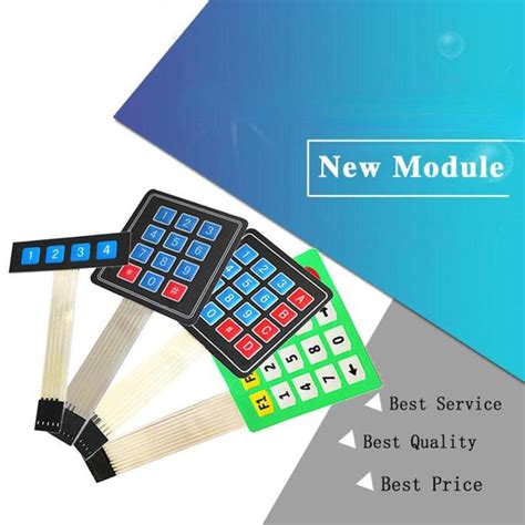 New 4 12 16 20 Key 4 4 Membrane Switch Keypad 1x4 3x4 4x4 4 5 Matrix Array Matrix Keyboard For