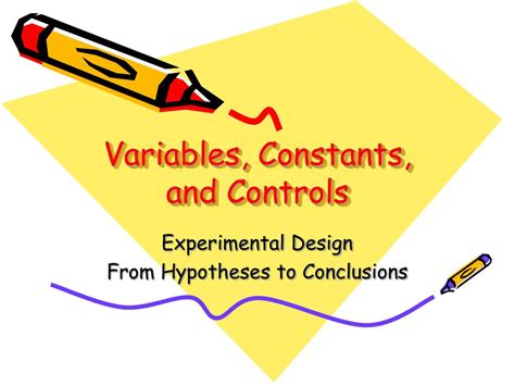 Ppt Variables Constants And Controls Powerpoint Presentation Free
