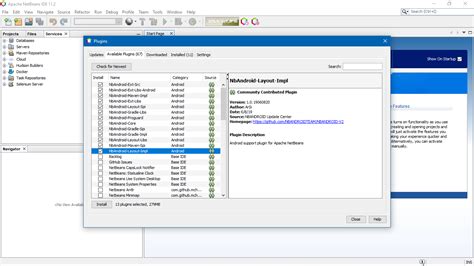 instalasi plugin android sdk pada netbeans 11 2 belajar ajar