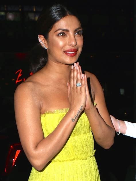 Priyanka Chopra Super Sexy Skin Show In Yellow Dress At Accessories