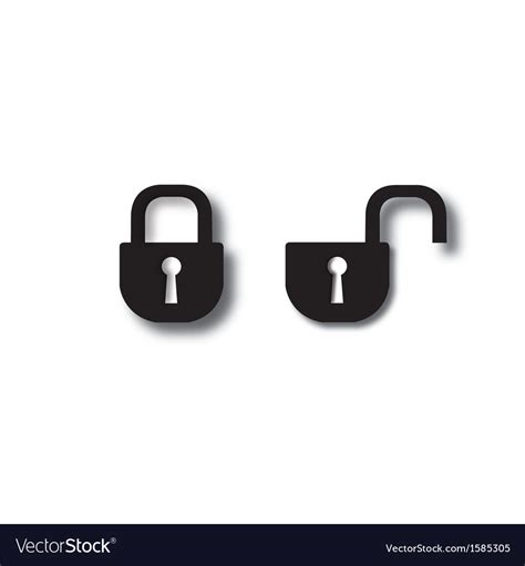 Lock Royalty Free Vector Image VectorStock