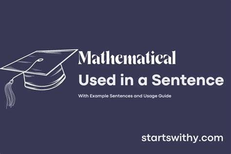 Mathematical In A Sentence Examples 21 Ways To Use Mathematical
