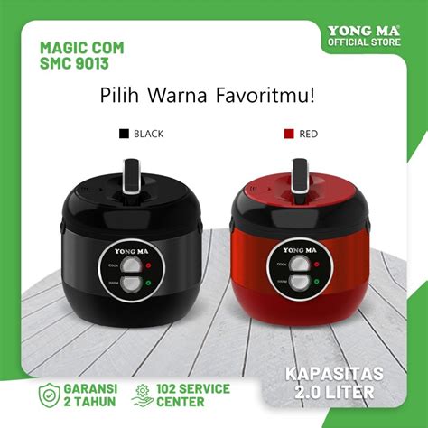 Jual Yong Ma Magic Com 2l Rice Cooker Multifungsi Eco Ceramic Smc 9013 Shopee Indonesia