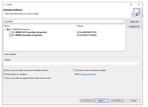 Using KNIMEs DB Tools With Snowflake PhData