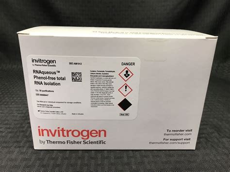 Thermo Invitrogen Rnaqueous Total Rna Isolation Kit 50 Preps Am1912 Ebay