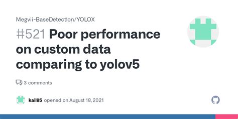 Poor Performance On Custom Data Comparing To Yolov5 · Issue 521 · Megvii Basedetectionyolox