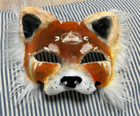 Red Panda Therian Mask Etsy
