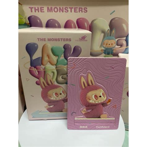 พร้อมส่ง เลือกตัว เช็คการ์ด ลาบูบู้ โยคะ Labubu The Monters Lazy Yoka ของแท้จากช็อป Pop Mart
