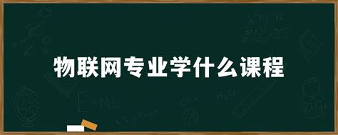 物联网专业学什么课程环俄留学