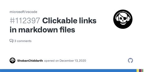 Clickable Links In Markdown Files · Issue 112397 · Microsoftvscode