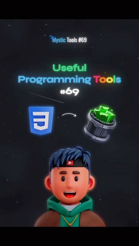 Mystic • Tech • Coding • Html • Css Mystic Tools 69 Useful Programming Tools 🧙🏻‍♂️🪄 Html