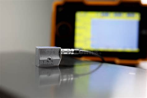 Calibration Outside Micrometer With Gage Block Stock Image Image Of Control Perfection 39131813