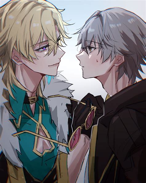 Trailblazer Caelus And Aventurine Honkai And More Drawn By Ichica Seto Danbooru