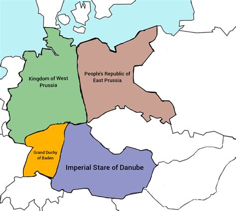 An Alternate Partition Of Germany My Version Of Churchills Plan To