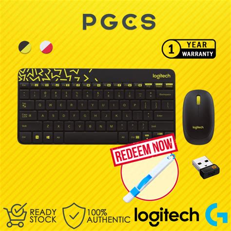 Ready Stock Logitech Mk240 Nano 2 4ghz Wireless Compact Keyboard And