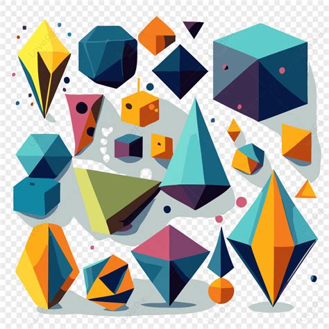기하학적 모양 벡터상표만화클립 아트 Png 일러스트 무료 다운로드 Lovepik