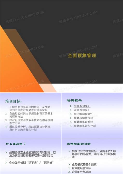 全面预算管理ppt模板下载 编号lpmygrgz 熊猫办公