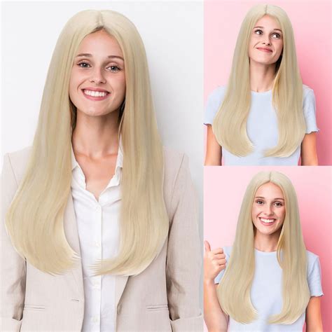 Straight Fiber Wig Human Hair Fiber Wigs Human Hair Lace Frontal Wigs For Women