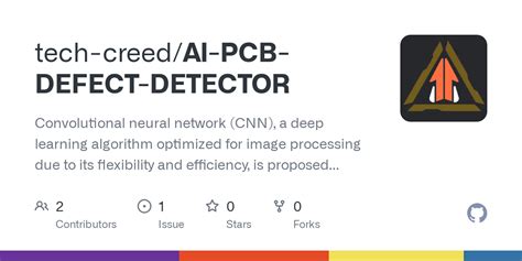 Github Tech Creed Ai Pcb Defect Detector Convolutional Neural Network Cnn A Deep Learning