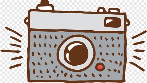 카메라 디자이너 손으로 그린 카메라 수채화 그림 간단한 사각형 Png Pngwing