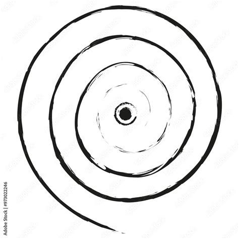 Simple Black Abstraction Of Typhoon In China Vietnam And Thailand Eye