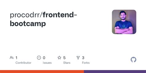 Github Procodrrfrontend Bootcamp