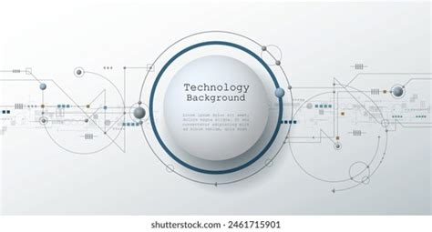 Vector Abstract Circuit Board Illustration High Stock Vector Royalty Free 2461715901