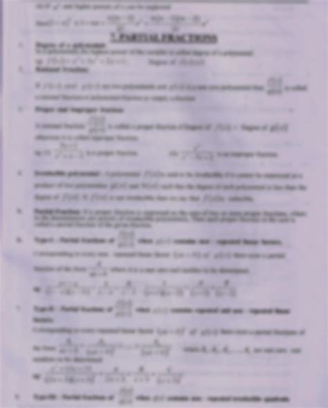 Solution Binomial Theorem Partial Fractions Measuresof Dispersion
