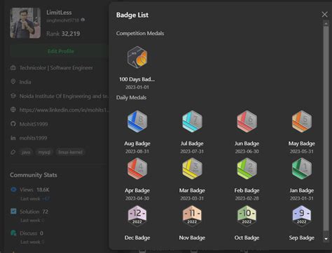 Mohit Singh On Linkedin Connections Striverssheetchallenge Leetcode Striverssheetchallenge