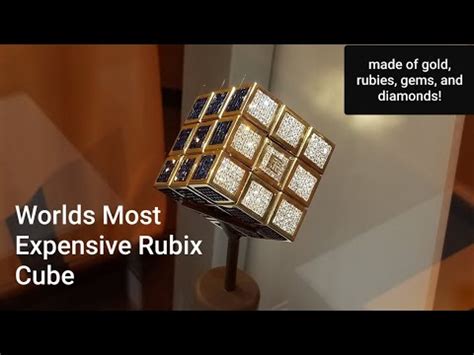 The Worlds Most Expensive Rubix Cube Youtube