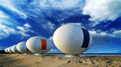 Eight Egg Shaped Buildings Including A Sauna And Mobile Therapy Pods