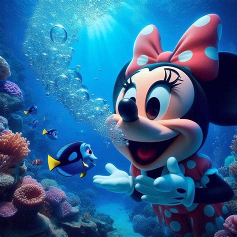 Minnie Mouse Sees Dory By Chrisgraduate28 On Deviantart