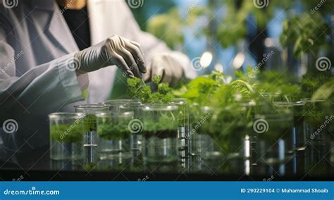 Genomics Scientists Analyzing Dna Helix Genetic Engineering Scientist Royalty Free