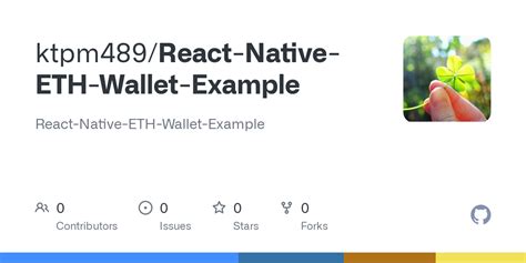 GitHub Ktpm React Native ETH Wallet Example React Native ETH Wallet Example
