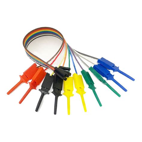 20cm Logic Analyzer Cable Test Retractable Clips Analyzer Cable Gripper Probe Test Clamp For