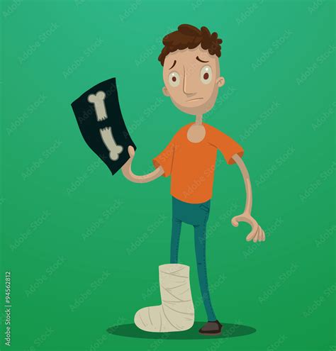 Broken Bone Xray Cartoon Broken Bone Xray Cartoon