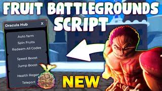 New Fruit Battlegrounds Script Pastebin 2024 Autofarm Teleport On