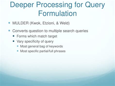 Ppt Question Processing Formulation And Expansion Powerpoint Presentation Id2222314