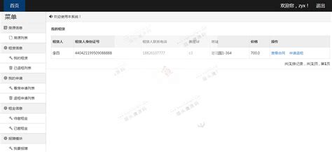 基于springMVC Mybatis的房屋租赁系统